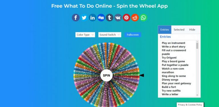 Decision Wheel - Wheel Spinner App