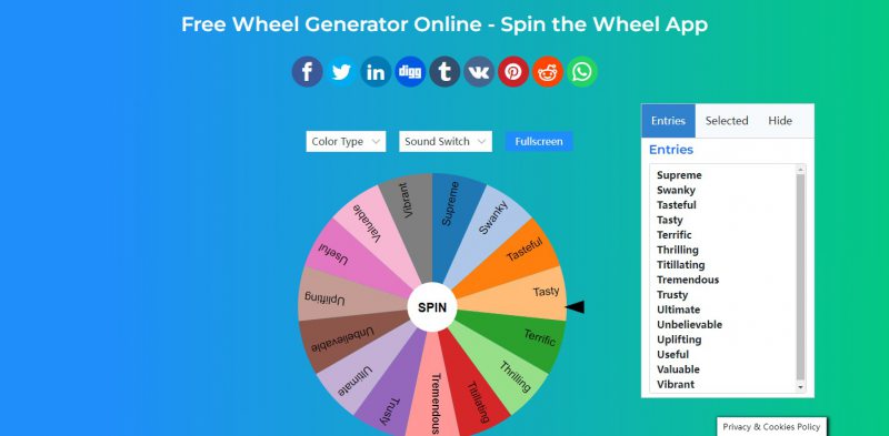 Wheel Decide - Wheel Spinner App