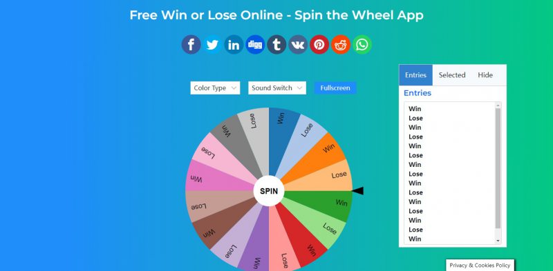Random Number Generator Wheel - Wheel Spinner App